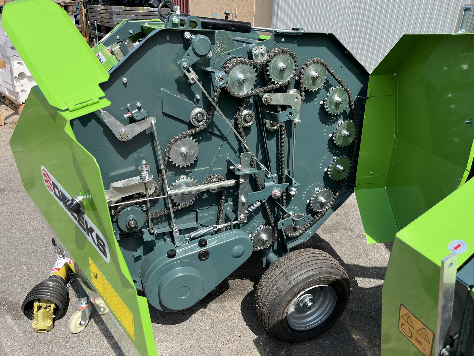 Mini ronde balenpers voor tractoren